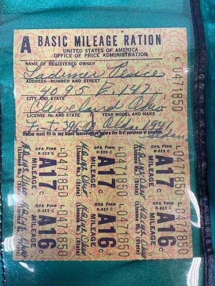 Pocket Baseball Encyclopedia and Basic Mileage Ration Card - Matthew ...