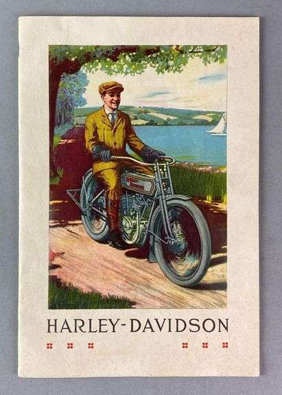 Early 1900s Harley-Davidson Motor Co. Advertising Catalog - Matthew ...