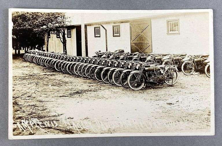 Pre-1915 Harley-Davidson Motorcycles Real Photo Postcard - Matthew ...