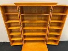 Oak CD Cabinet - Matthew Bullock Auctioneers