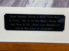 Jim B. Ralph Hepburn Motorcycle Track Race Lithograph Print - Matthew ...