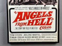 1968 Angels From Hell Lithograph Movie Poster - Matthew Bullock Auctioneers