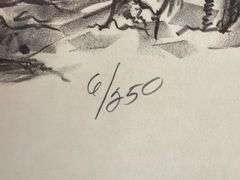 Wayne Howell Ship of Fools Lithograph Print - Matthew Bullock Auctioneers