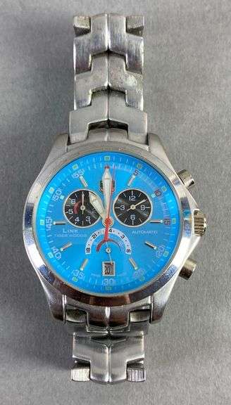 Tag Heuer Link Tiger Woods Sapphire Quartz Mens Wristwatch - Matthew ...