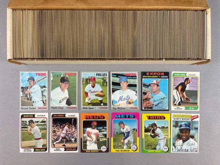 780+ 1970s Topps Baseball Cards With High Numbers - Matthew Bullock