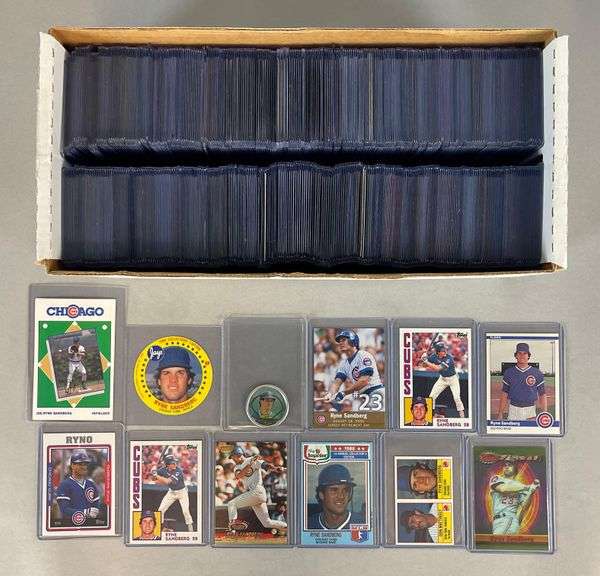 480+ Ryne Sandberg Cards with Inserts and Scarce Brands and 8x10 Photo ...