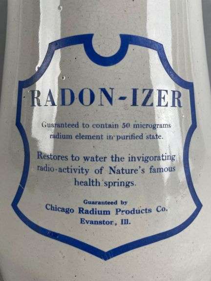Chicago Radium Products Radon-izer Stoneware Water Jug - Matthew ...