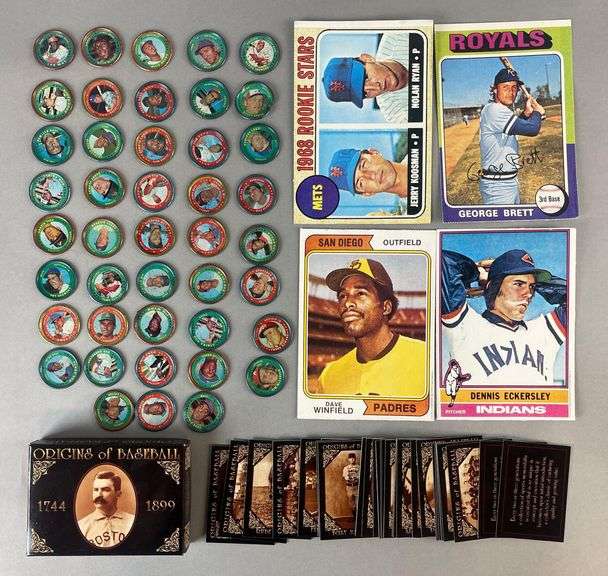 43 - 1971 Topps Coin + Origins of Baseball Set and Jumbo Rookie Cards ...