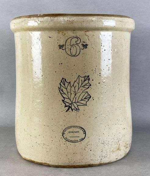 Western Stoneware Co. Monmouth, IL 6 Gallon Stoneware Crock - Matthew ...