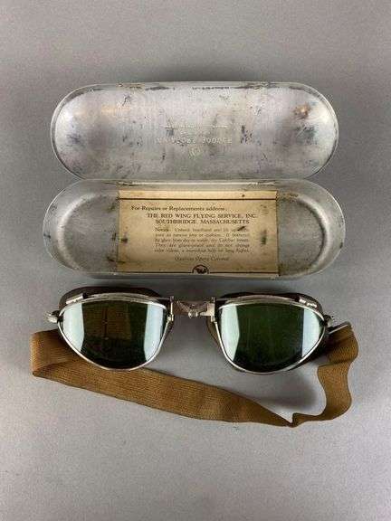 American Optical Company Aviators Goggle - Matthew Bullock Auctioneers