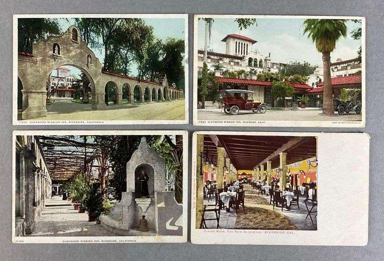 Postcards - 25 California Mission Inn - Matthew Bullock Auctioneers