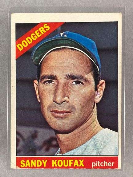 1966 Topps Sandy Koufax #100 - Matthew Bullock Auctioneers