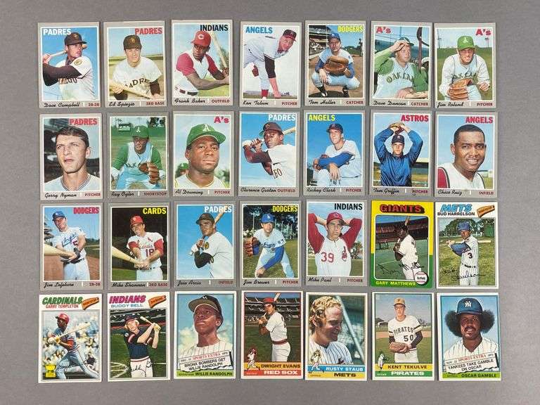 780+ 1970s Topps Baseball Cards with High Numbers - Matthew Bullock ...