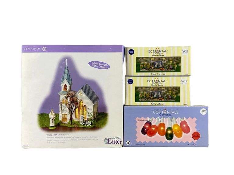 Group of 4 Department 56 Easter Buildings and More - Matthew Bullock ...