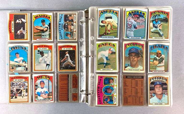 700+1972 Topps Baseball Cards with HOFs, Stars, Rookies, and High ...