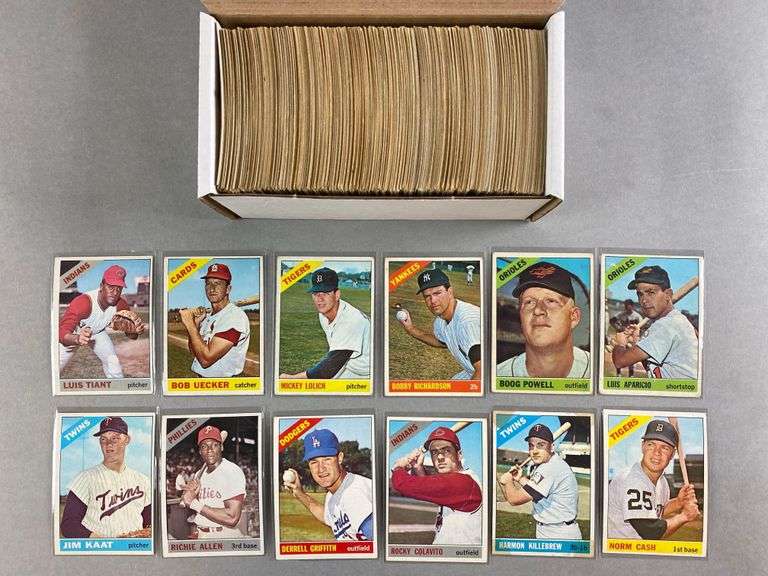 380+ 1966 Topps Baseball Cards with HOFs, Stars, and Rookies - Matthew ...