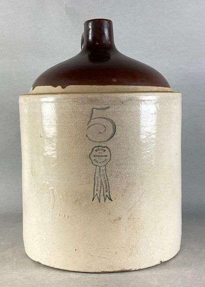 Buckeye Pottery Co. Macomb IL 5 Gallon Stoneware Jug - Matthew Bullock ...