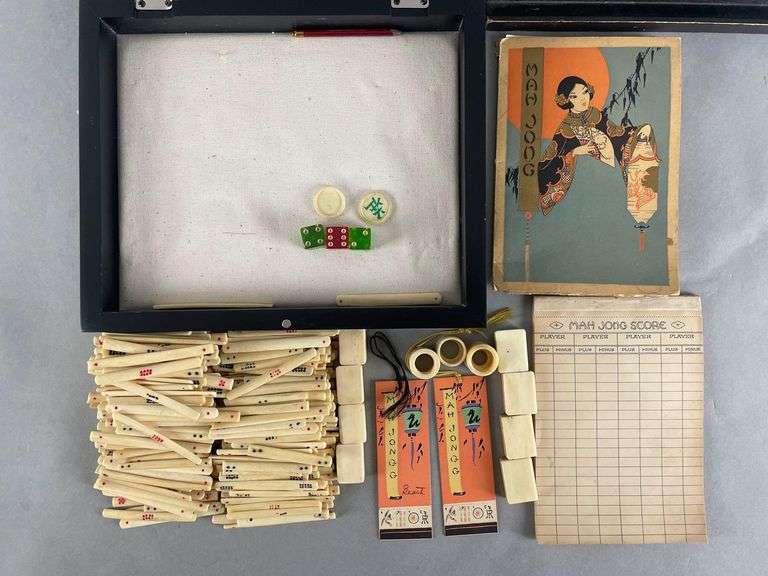Mahjong Sticks and Racks - Matthew Bullock Auctioneers