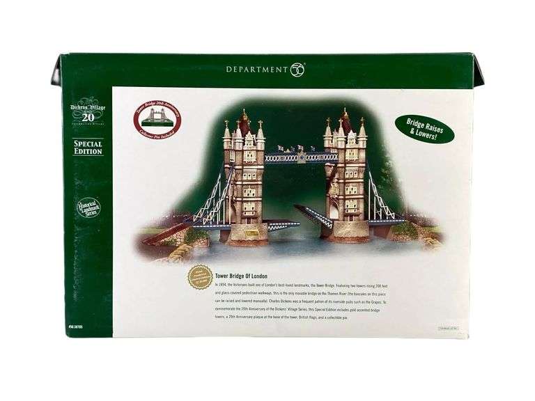 Department 56 The Dickens Village Tower Bridge of London Building ...