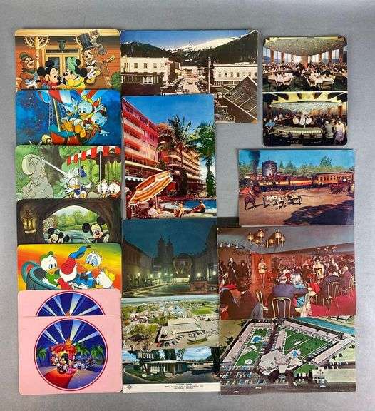 Group of 16 Oversized Disney and More Postcards - Matthew Bullock ...