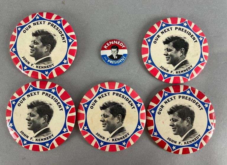 Group of John F. Kennedy for President Political Buttons - Matthew ...