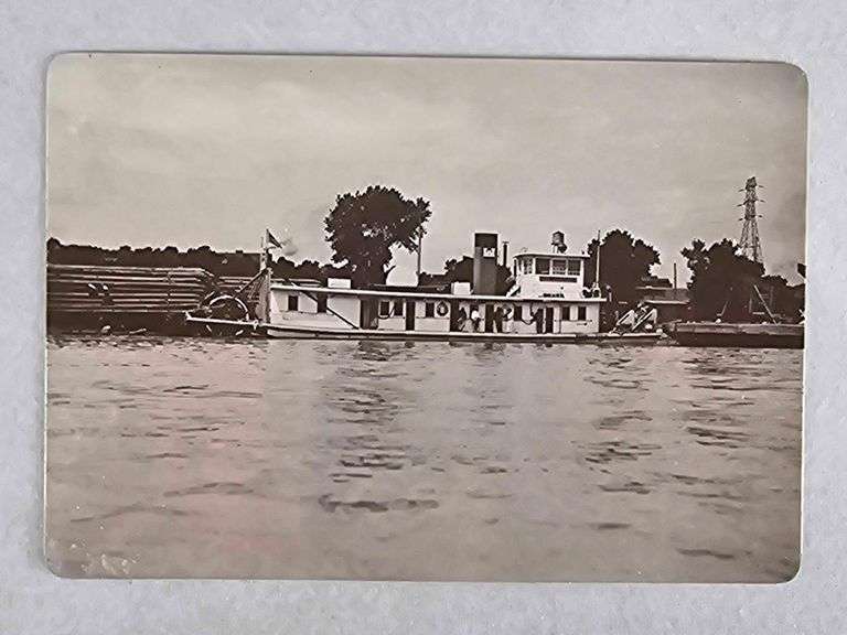 Steamboat Metal Photograph - Matthew Bullock Auctioneers
