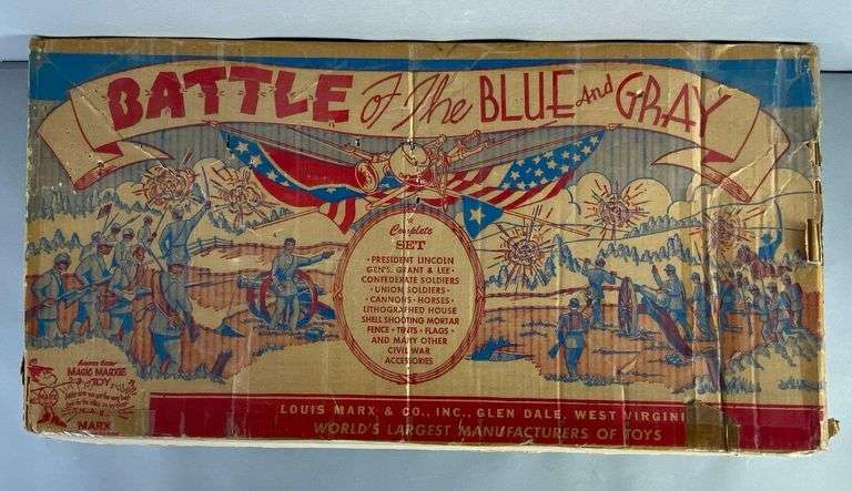 Vintage Marx Battle of the Blue and Gray Play Set - Matthew Bullock ...