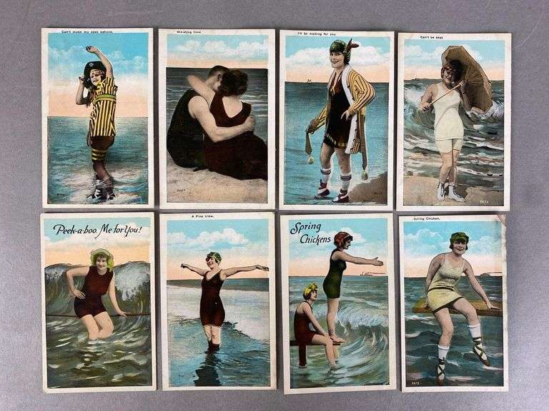 Postcards - 12 Pin-Up - Matthew Bullock Auctioneers