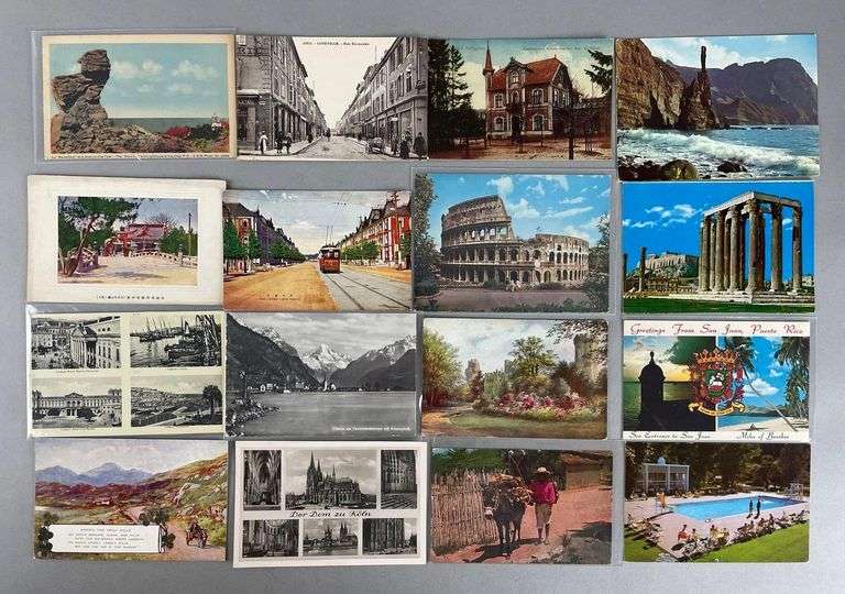 Postcards - Approximately 1000 Foreign - Matthew Bullock Auctioneers