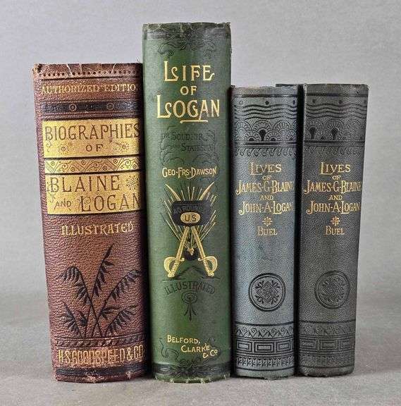 Group of 4 Vintage Biography Books - Matthew Bullock Auctioneers