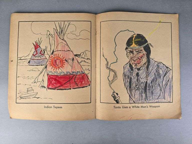 Group of The Lone Ranger Coloring Book and More - Matthew Bullock ...