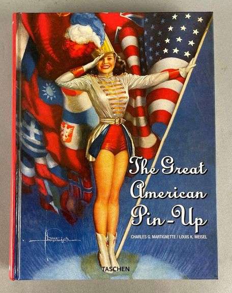 The Great American Pin-Up Hardcover Book - Matthew Bullock Auctioneers