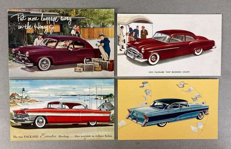 Postcards - 11 Auto Dealership Advertising - Matthew Bullock Auctioneers