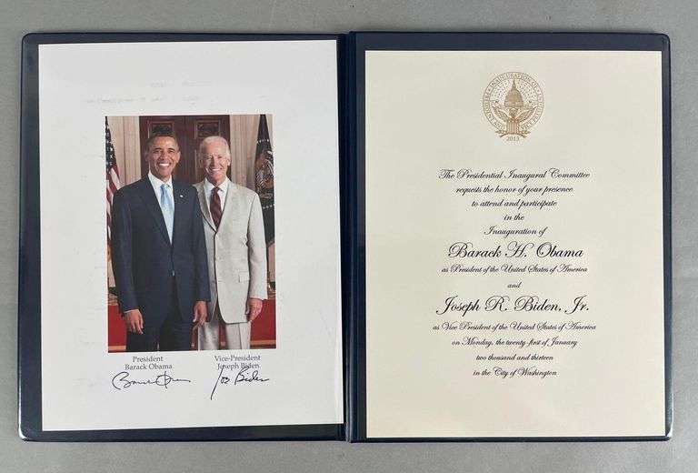 2013 President Barack Obama Inauguration Invitation - Matthew Bullock ...