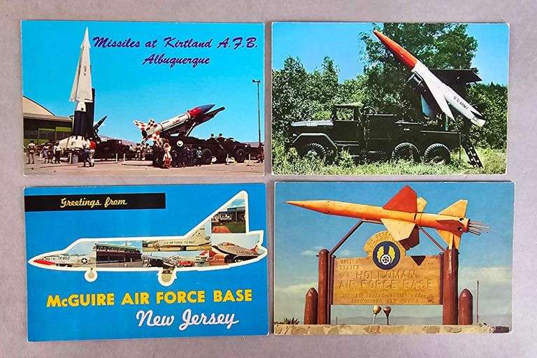 Postcards - 12 Rockets - Matthew Bullock Auctioneers