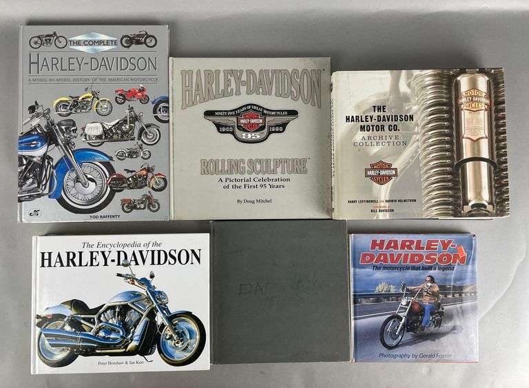 Group of Harley Davidson Motorcycle Books - Matthew Bullock Auctioneers