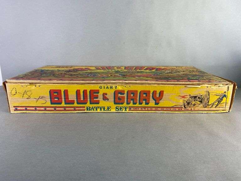 Vintage Marx Giant Battle of the Blue and Gray Play Set - Matthew ...