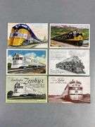 Postcards - 10 Railroad Diesel Train Engine - Matthew Bullock Auctioneers