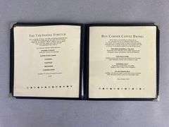 Comiskey Park The Stadium Club Menu - Matthew Bullock Auctioneers