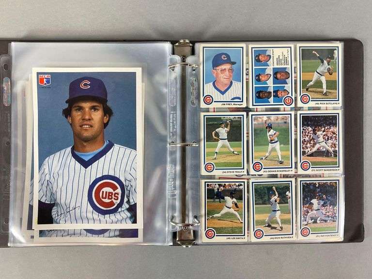 Binder of 1973 - 86 Chicago Cubs Team Issued Photos and Sets - Matthew ...