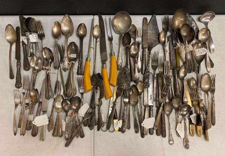Group of Flatware and More - Matthew Bullock Auctioneers