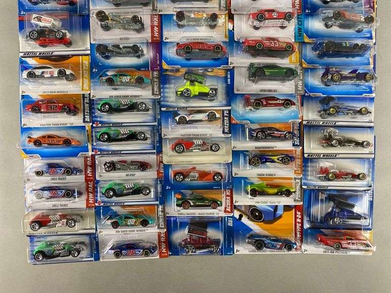 Group of 50 Mattel Hot Wheels Street Racing Die-Cast Cars and More ...