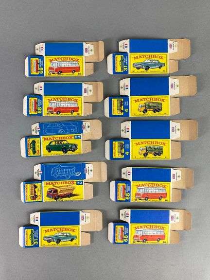 Group of 10 Matchbox E Type Boxes - Matthew Bullock Auctioneers