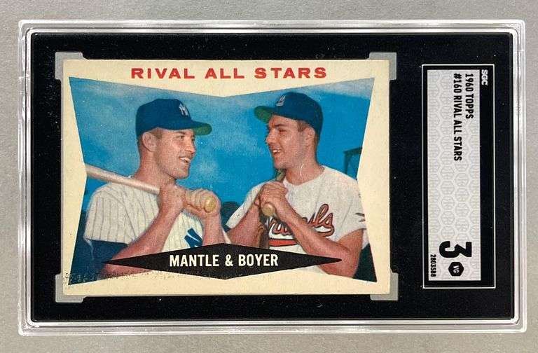 1960 Topps Rival All Stars #160 SGC 3 - Matthew Bullock Auctioneers