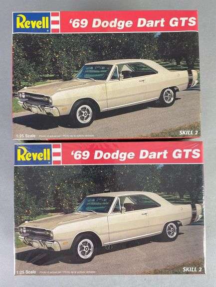 Group of 2 Revell 69 Dodge Dart GTS Plastic Model Kits - Matthew ...