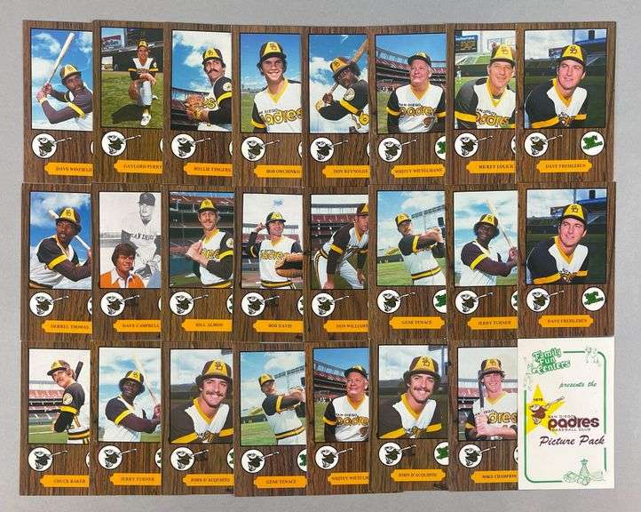 Rare 1978 San Diego Padres Family Fun Centers Picture Pack - Matthew ...