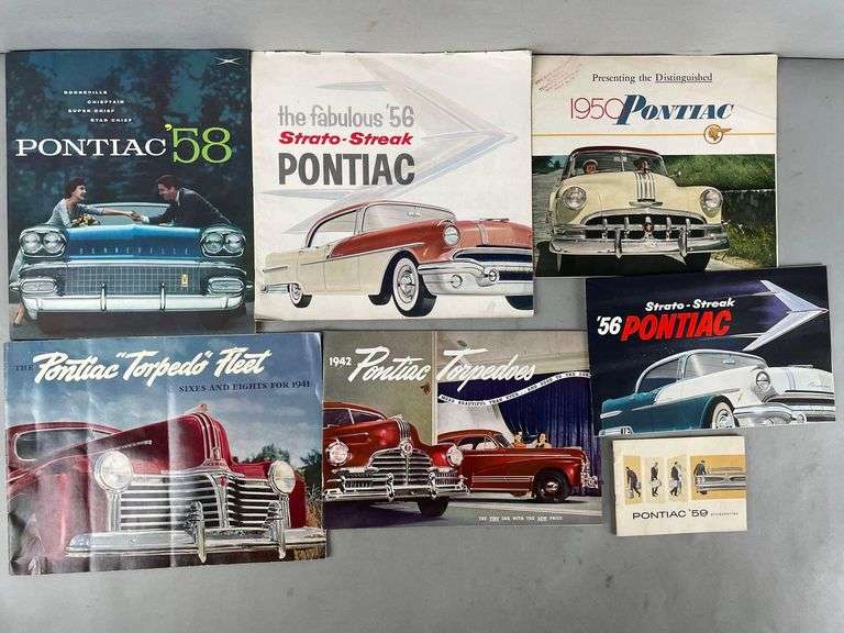 Group of 1940s / 50s Pontiac Dealership Advertising Brochures - Matthew ...