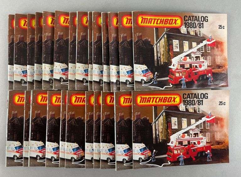 Group of Matchbox 1980/81 Die-Cast Vehicle Catalogs - Matthew Bullock ...