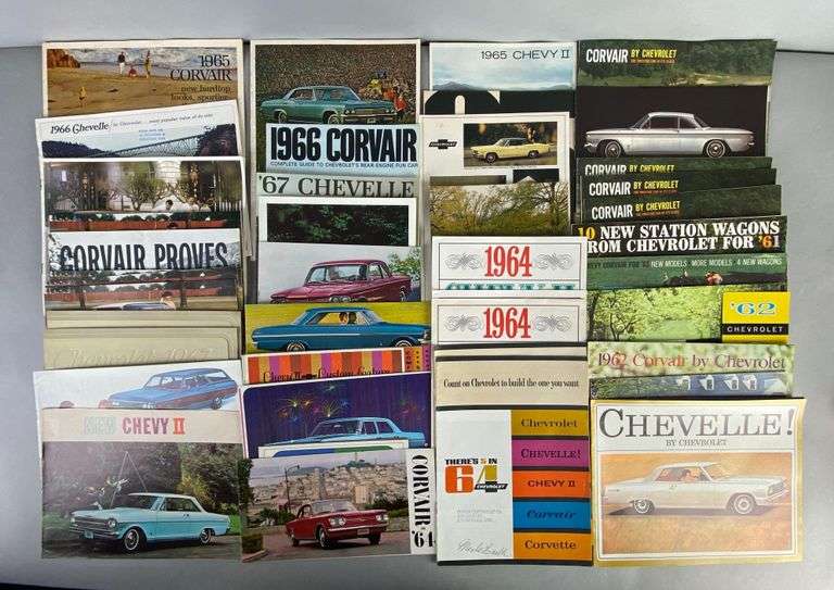 Group of 1960s Chevrolet Dealership Advertising Brochures - Matthew ...