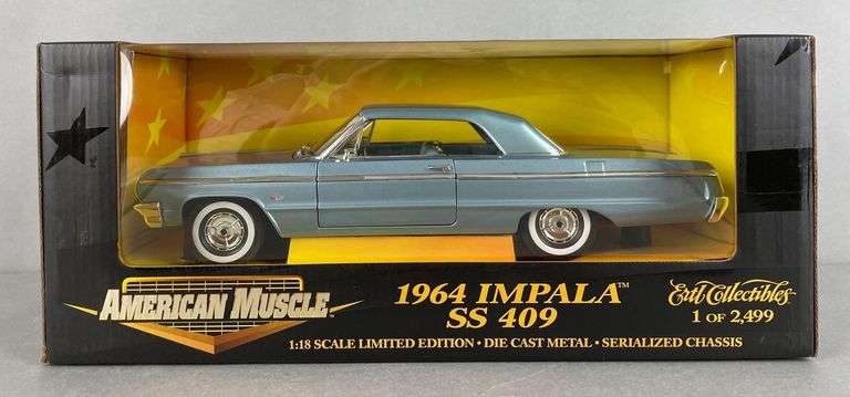 Limited Edition Ertl American Muscle 1964 Chevy Impala SS 409 Die-Cast ...